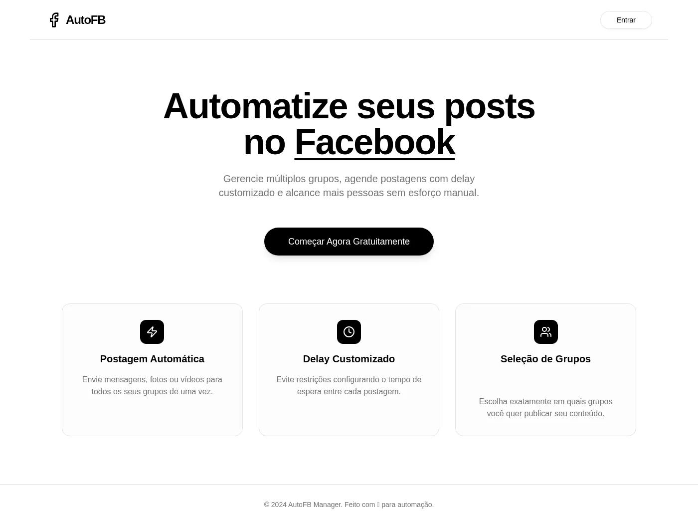 Auto FB Posts Manager