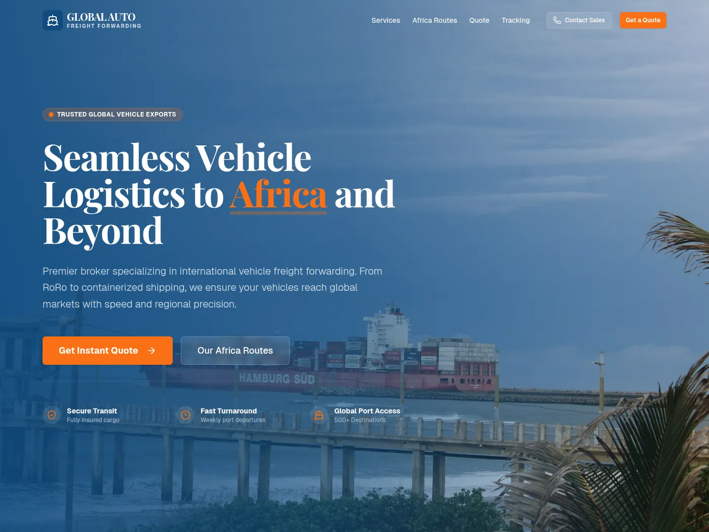 Global Auto Freight Web