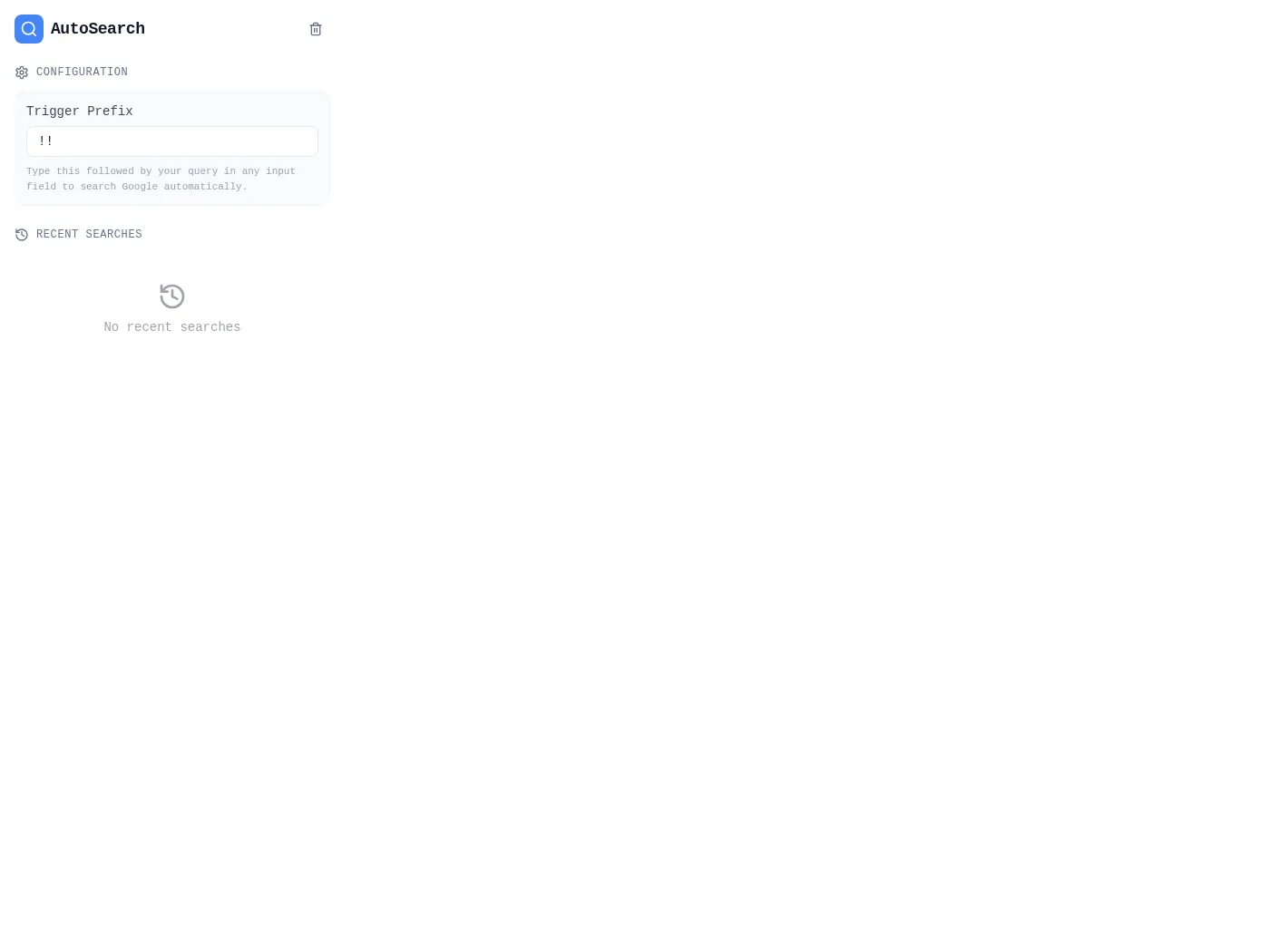 AutoSearch Google Helper