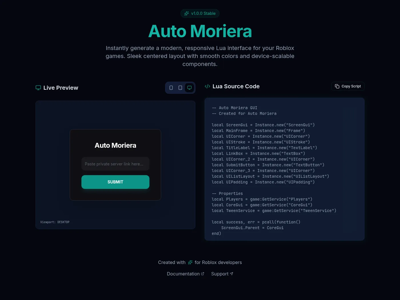 Auto Moriera GUI