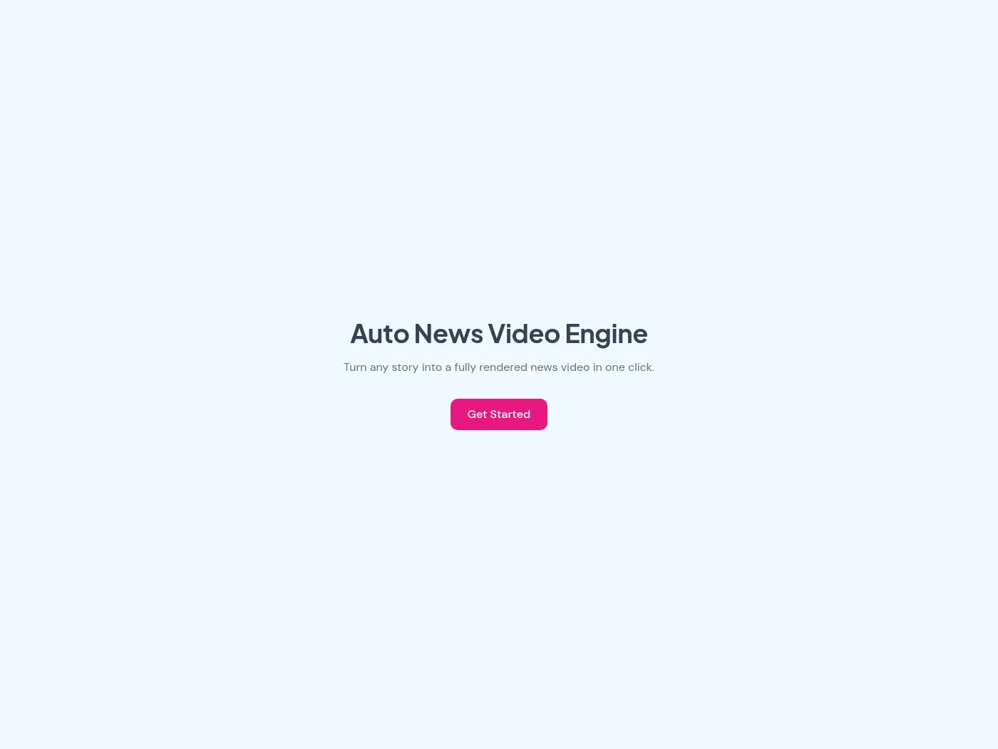 Auto News Video Engine