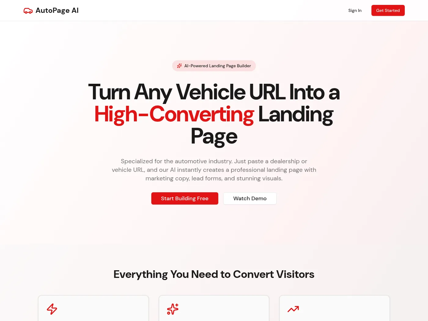 AutoPage AI Builder