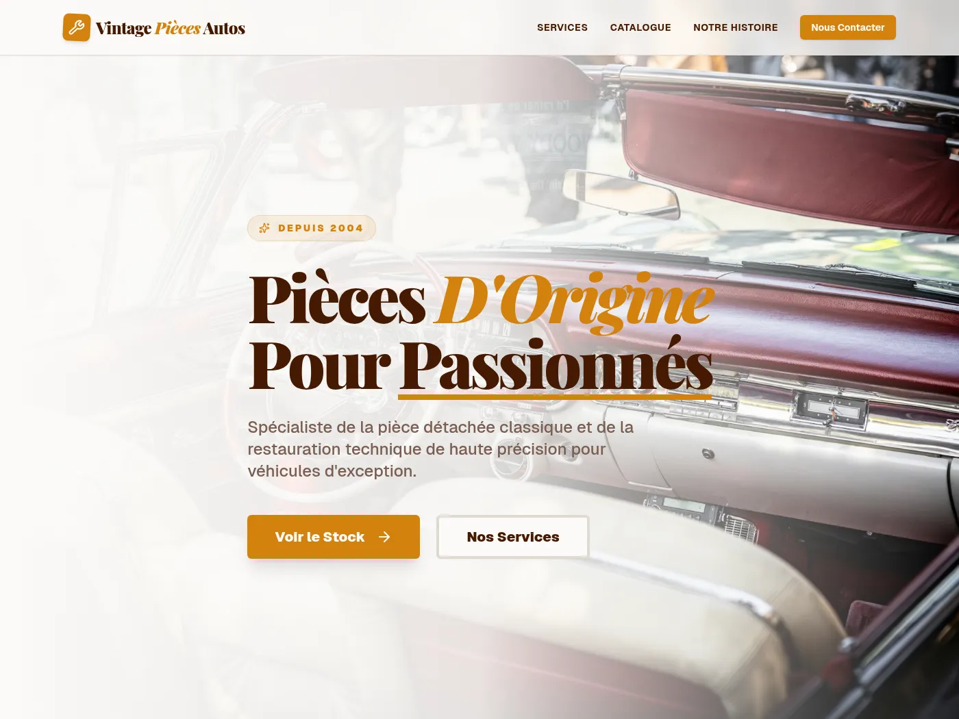 Auto Parts Shop Site