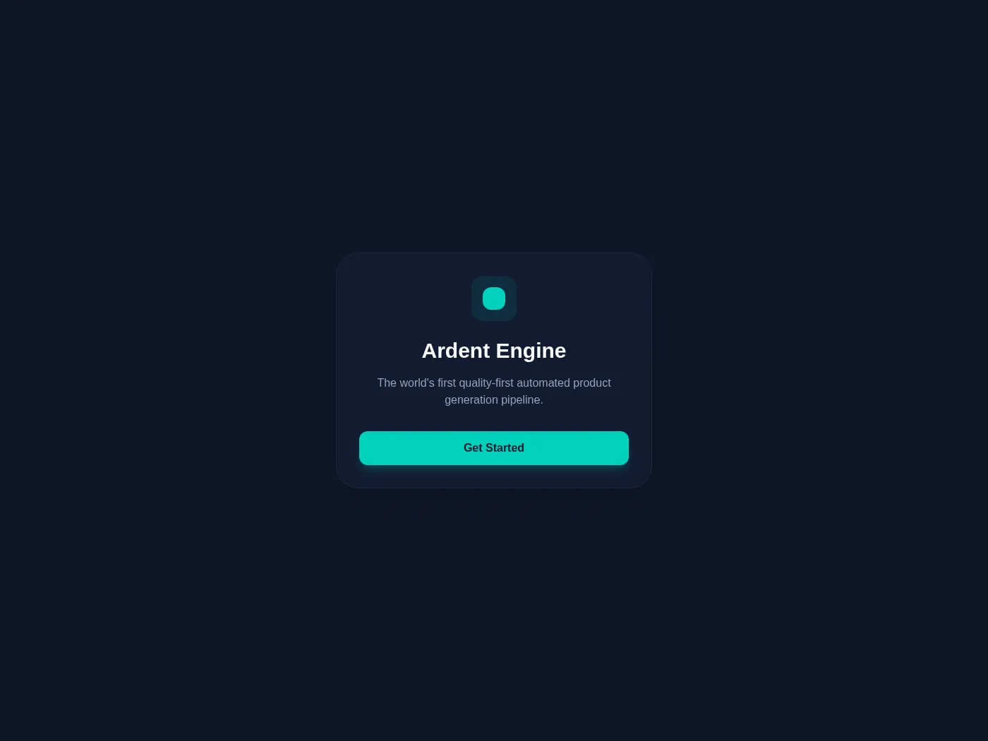 Quality-First Product Engine