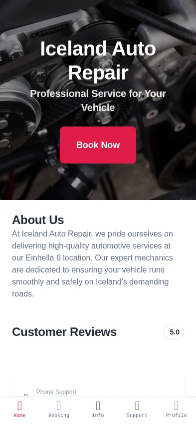 Iceland Auto Repair Portal