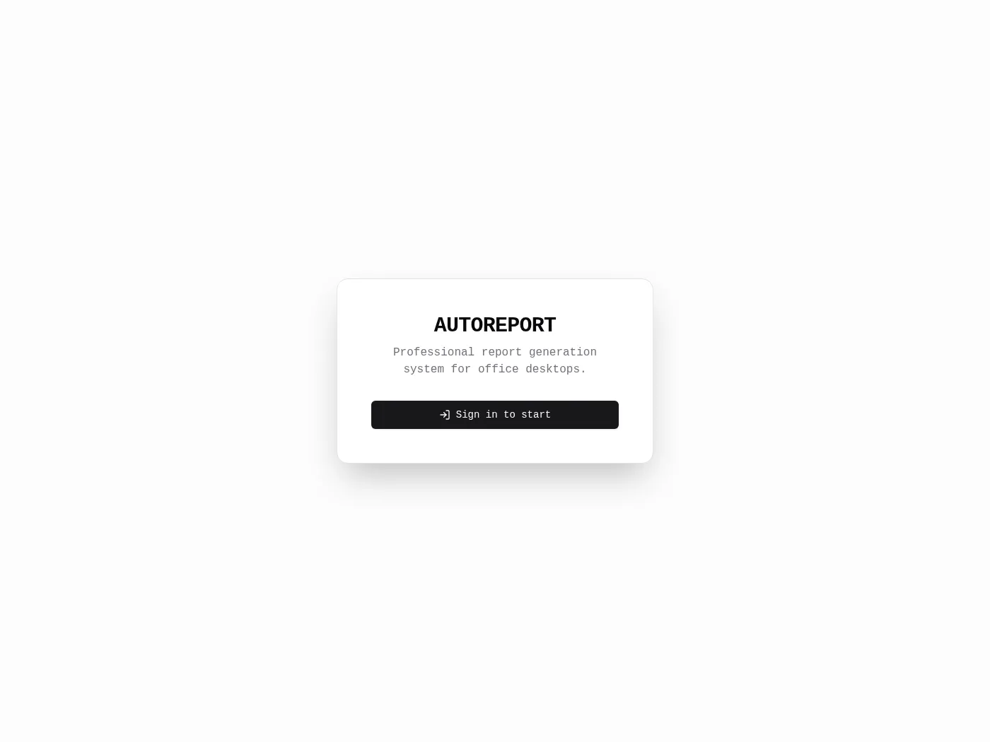 AutoReport Builder