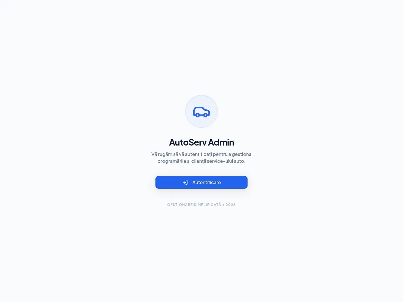 AutoServ Admin