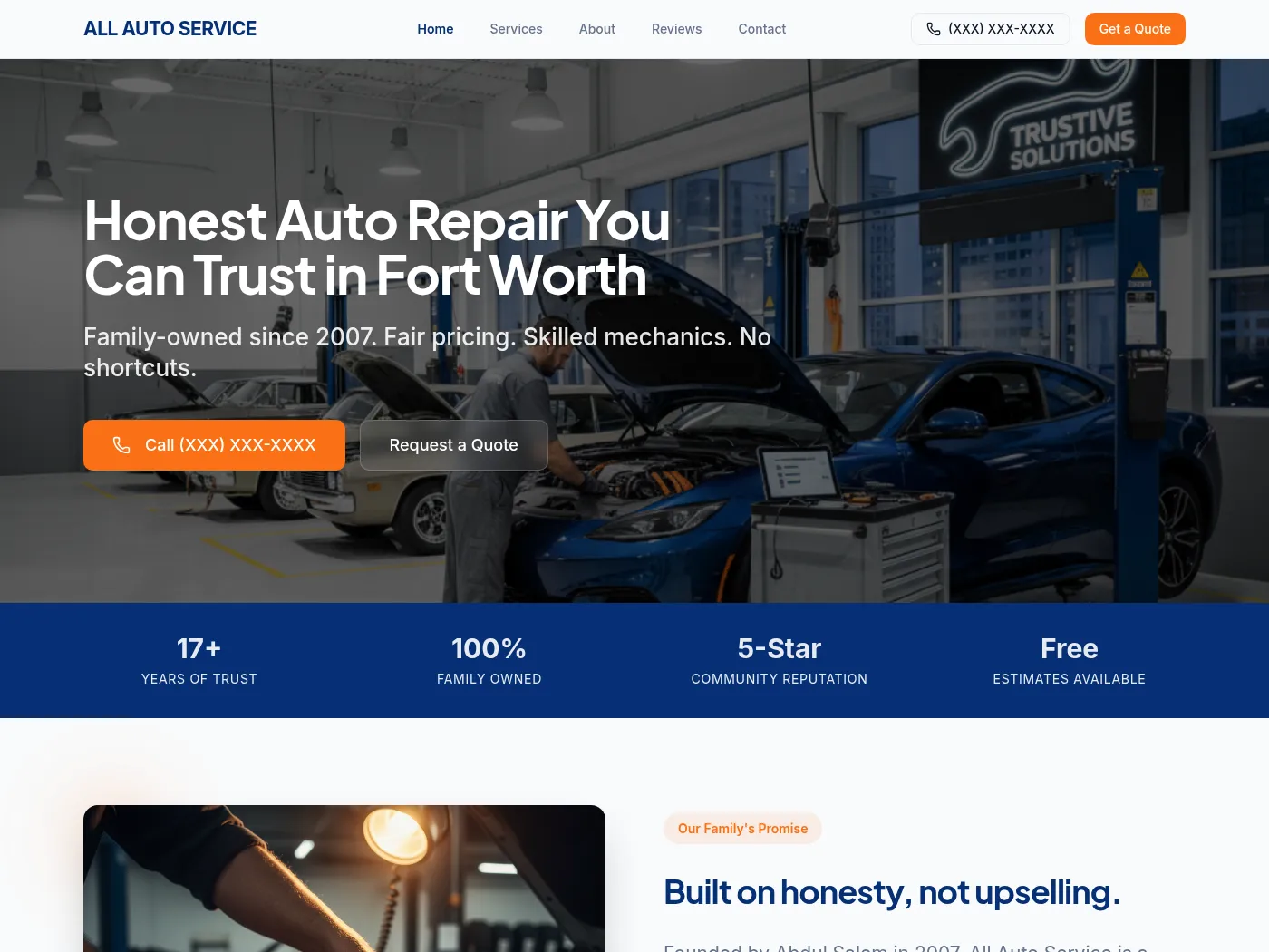 All Auto Service Web
