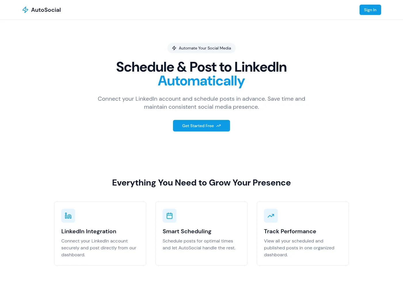 Auto Social Scheduler