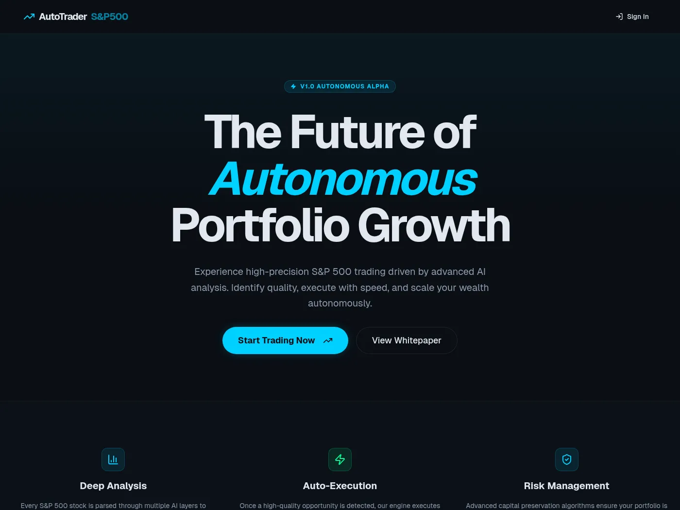 AutoTrader S&P 500