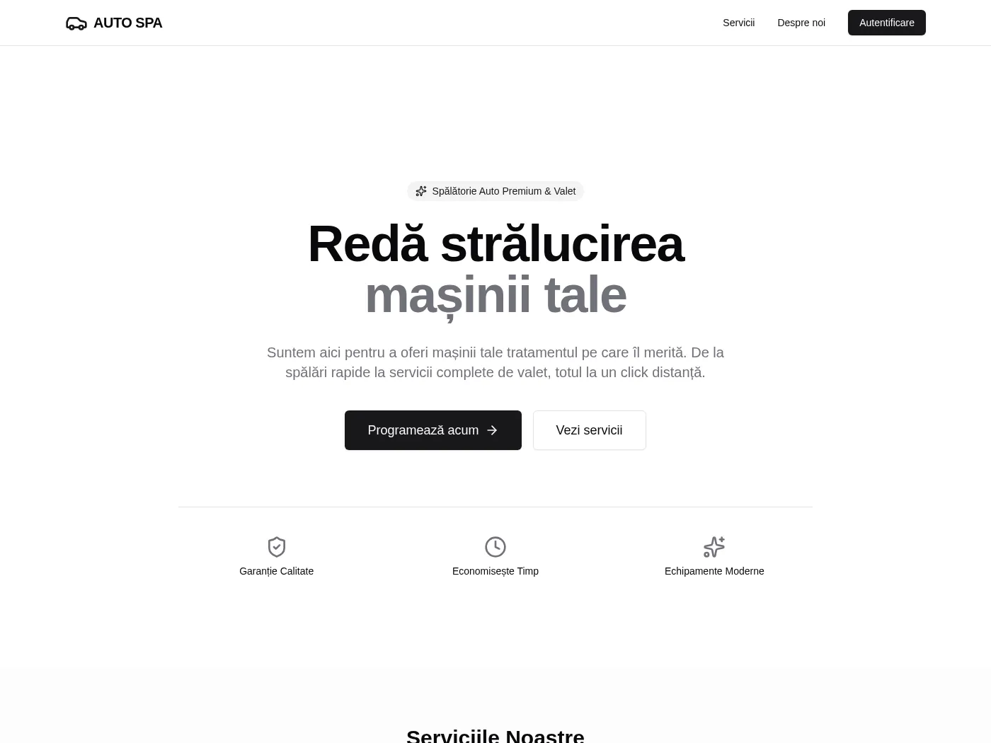Auto Spa Scheduler