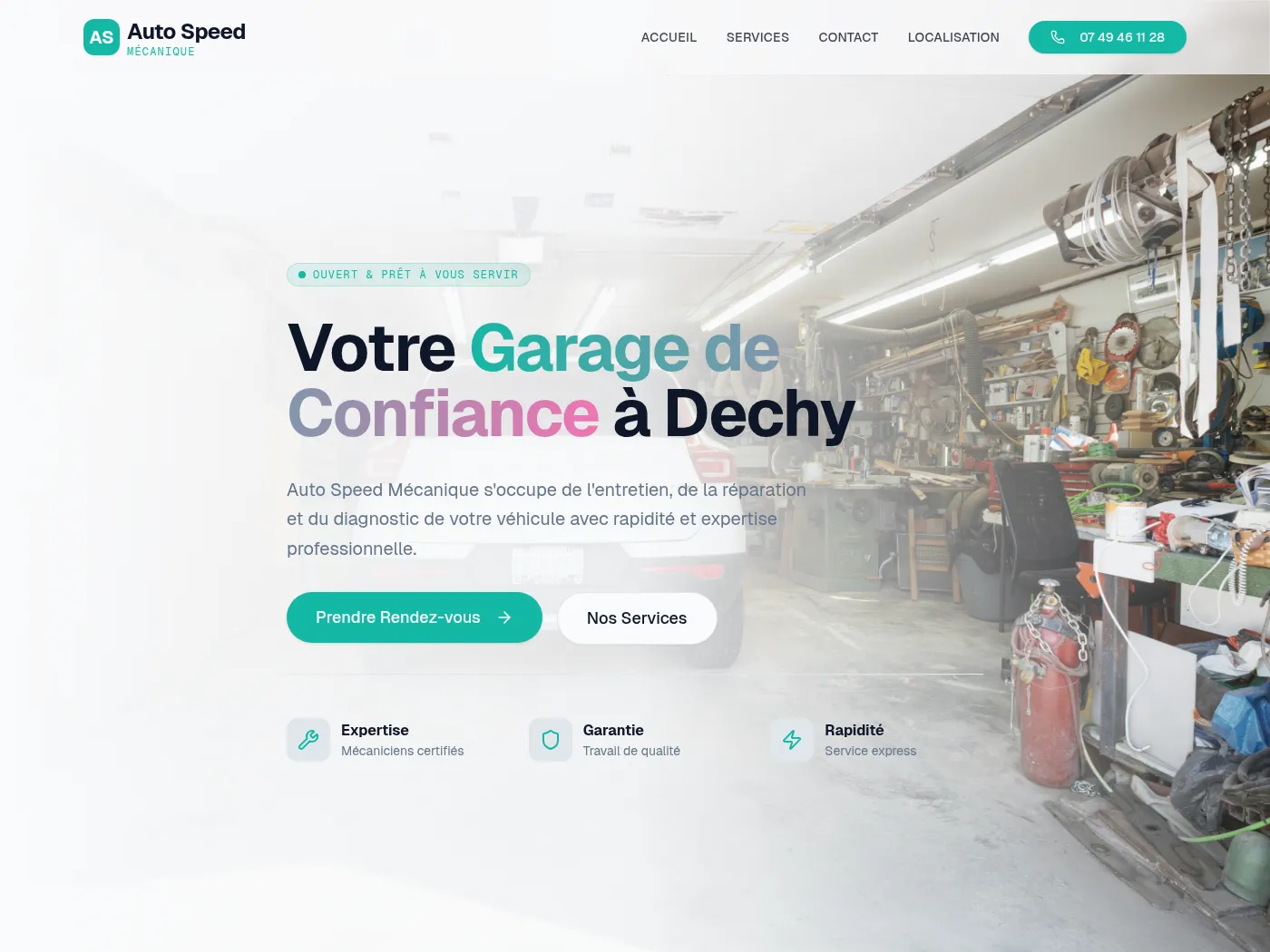 Auto Speed Garage Site
