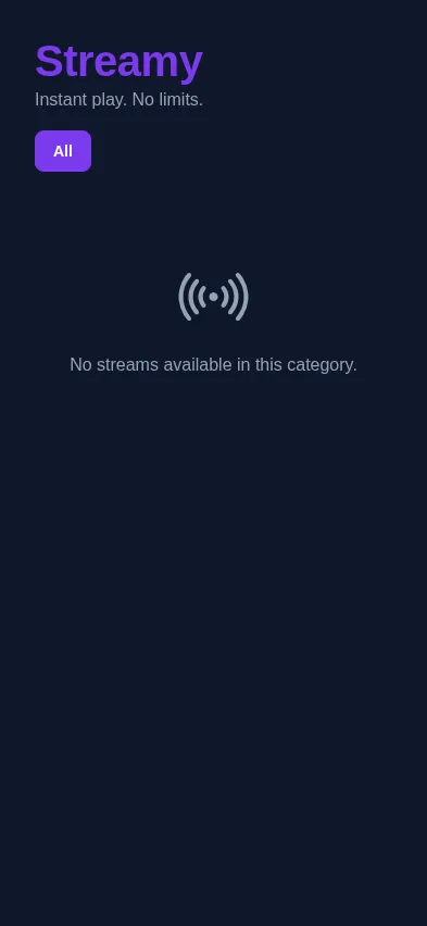 Simple Streamer App