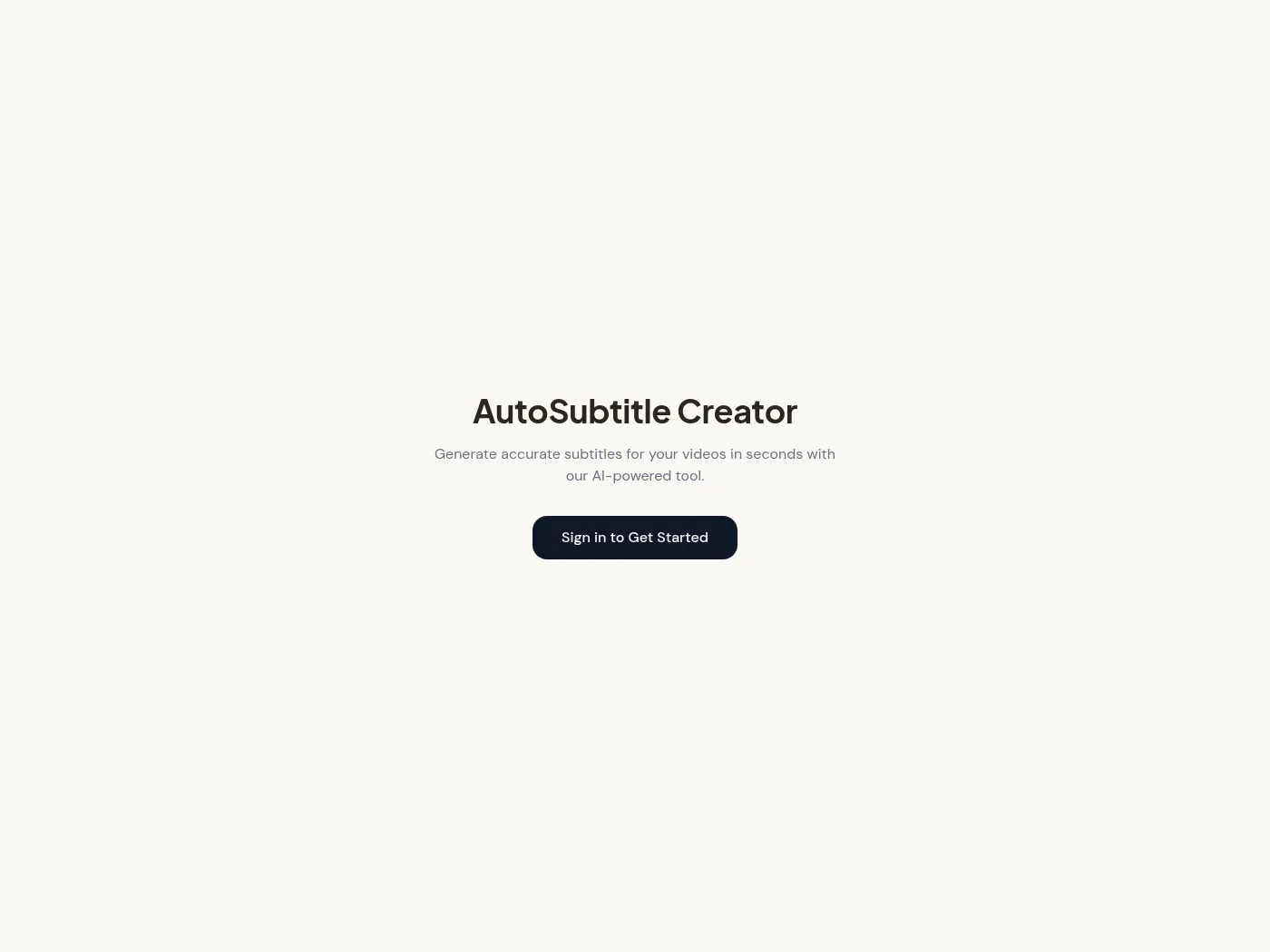 AutoSubtitle Creator