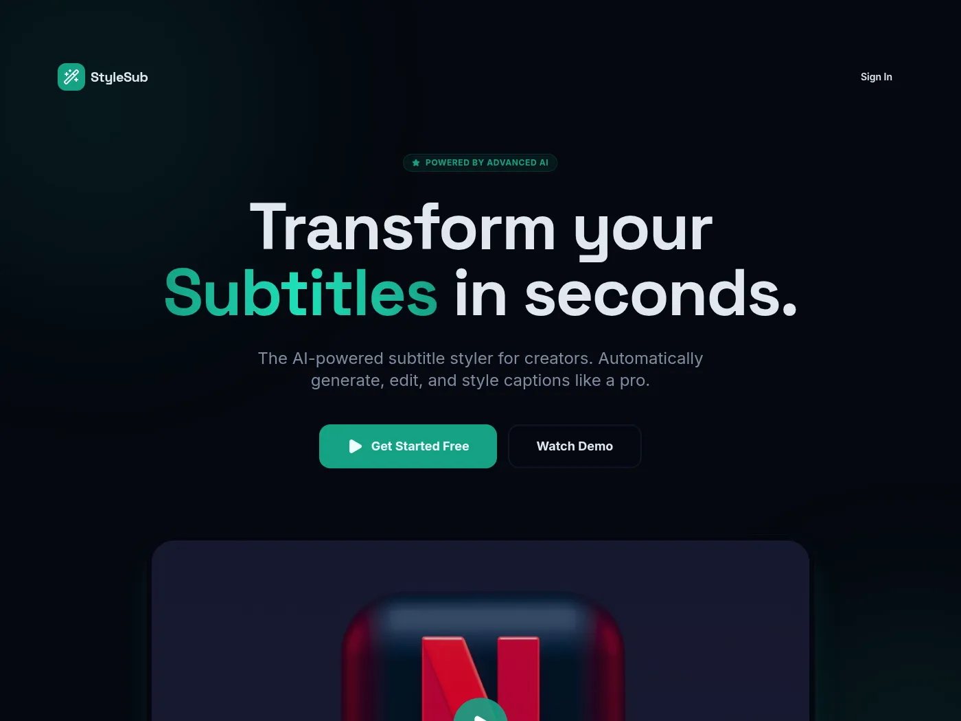Auto Subtitle Styler