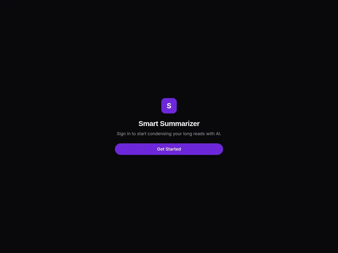 Smart Text Summarizer