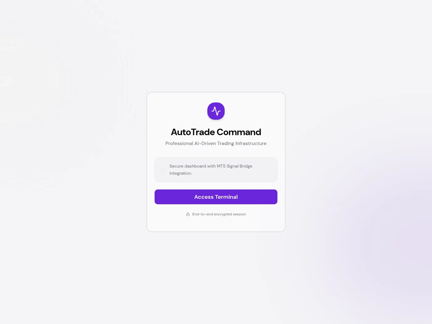 Auto-Trade Command Center