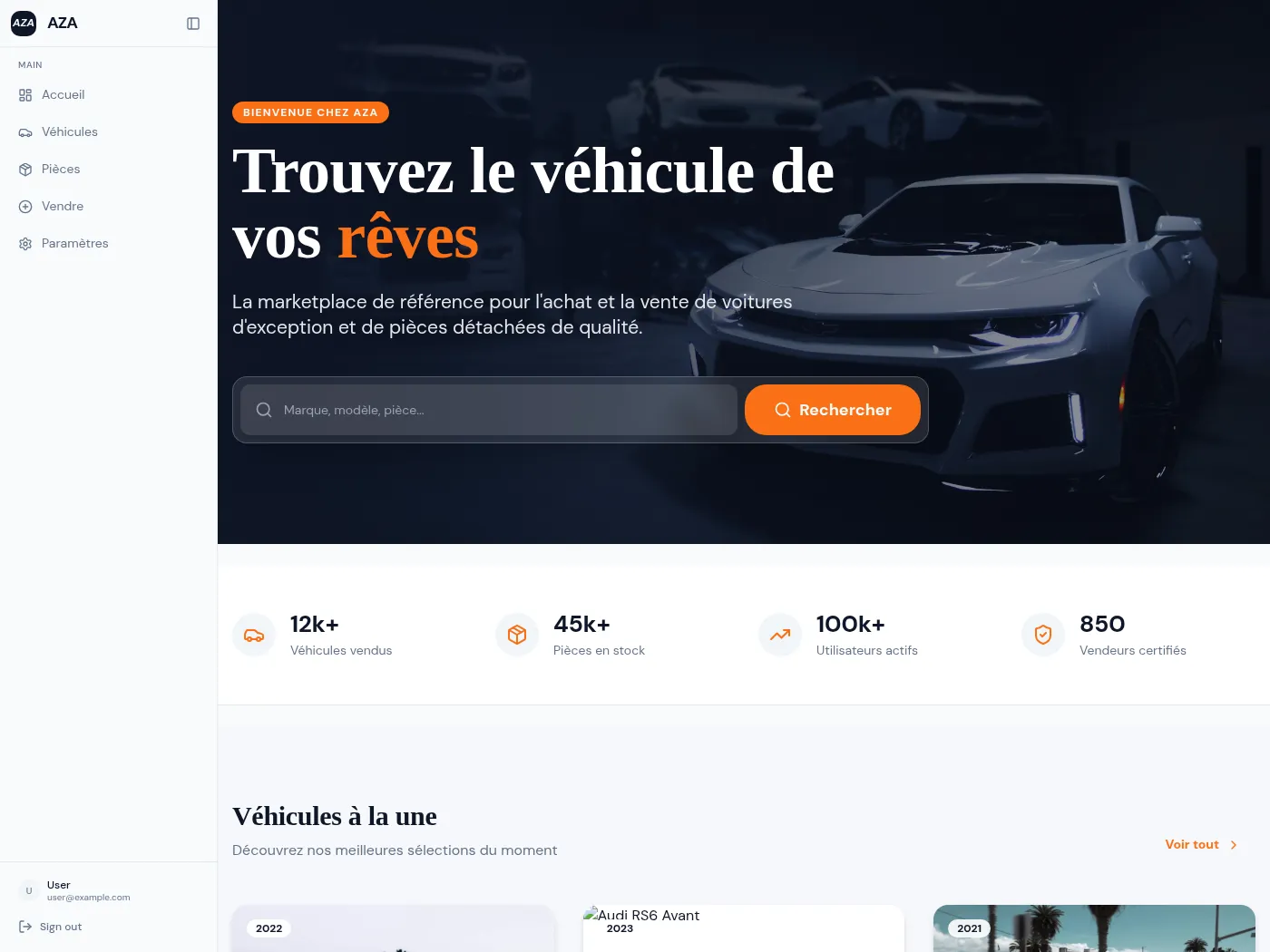 AutoVente Marketplace