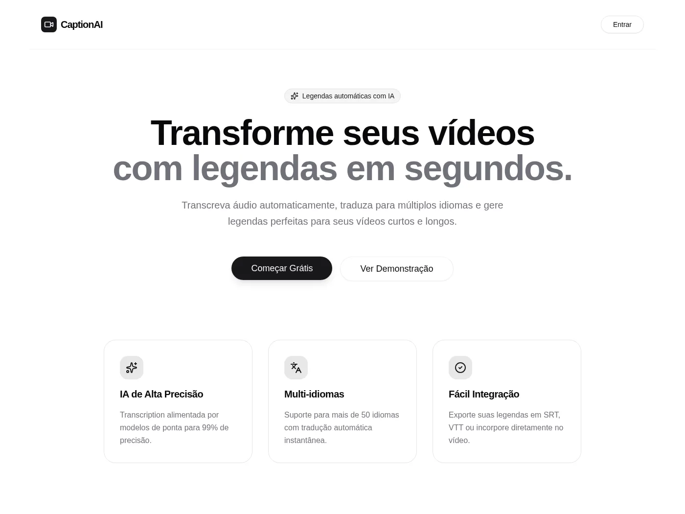 Auto Video Captions