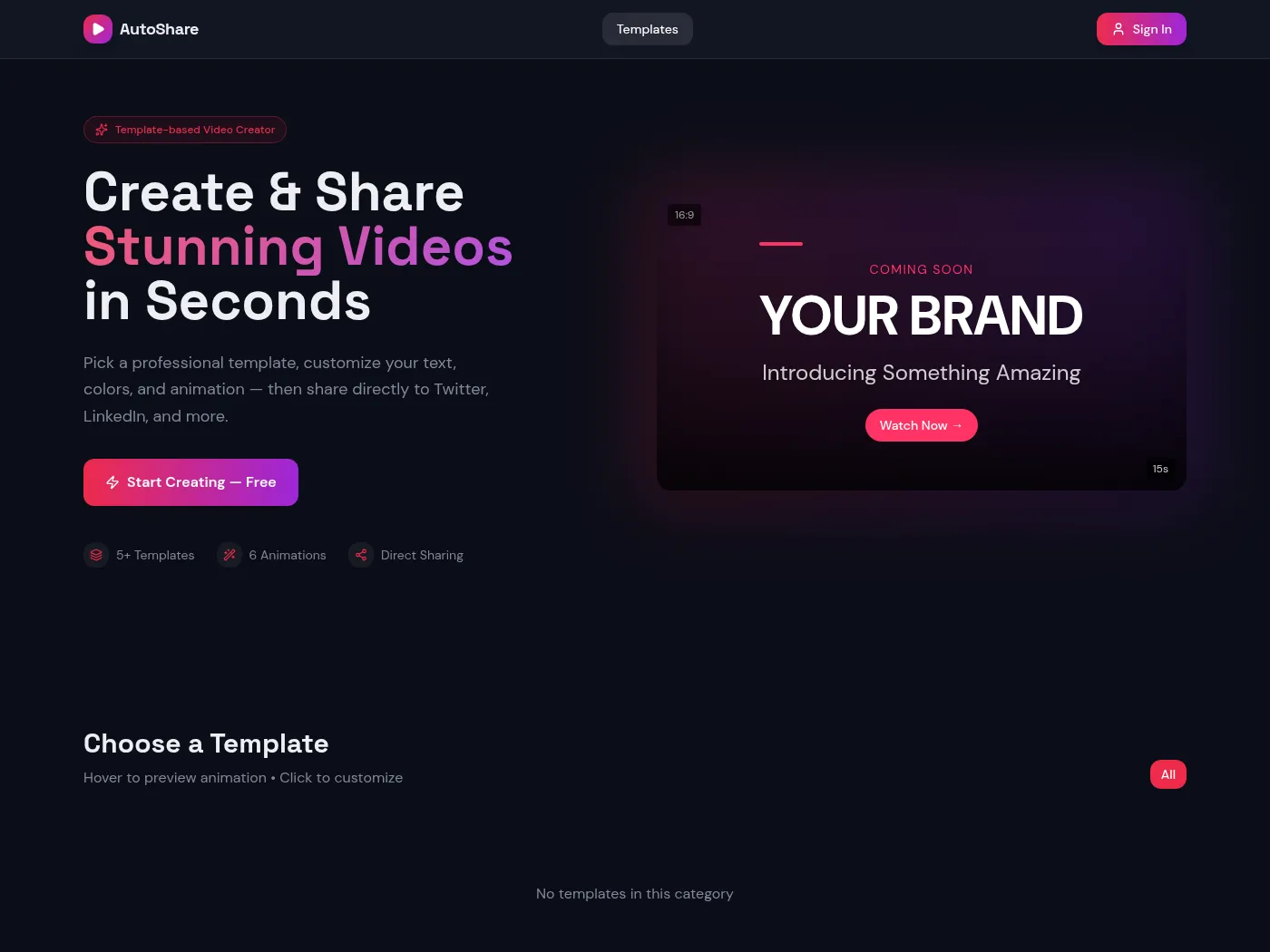 AutoShare Video Maker