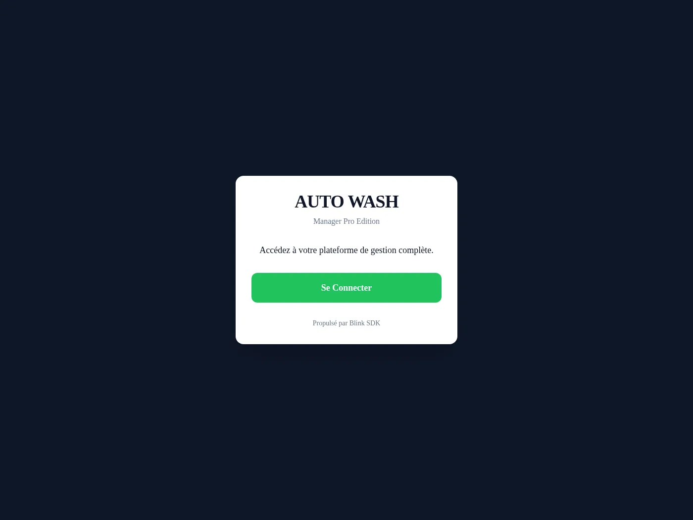 Auto Wash Manager Pro