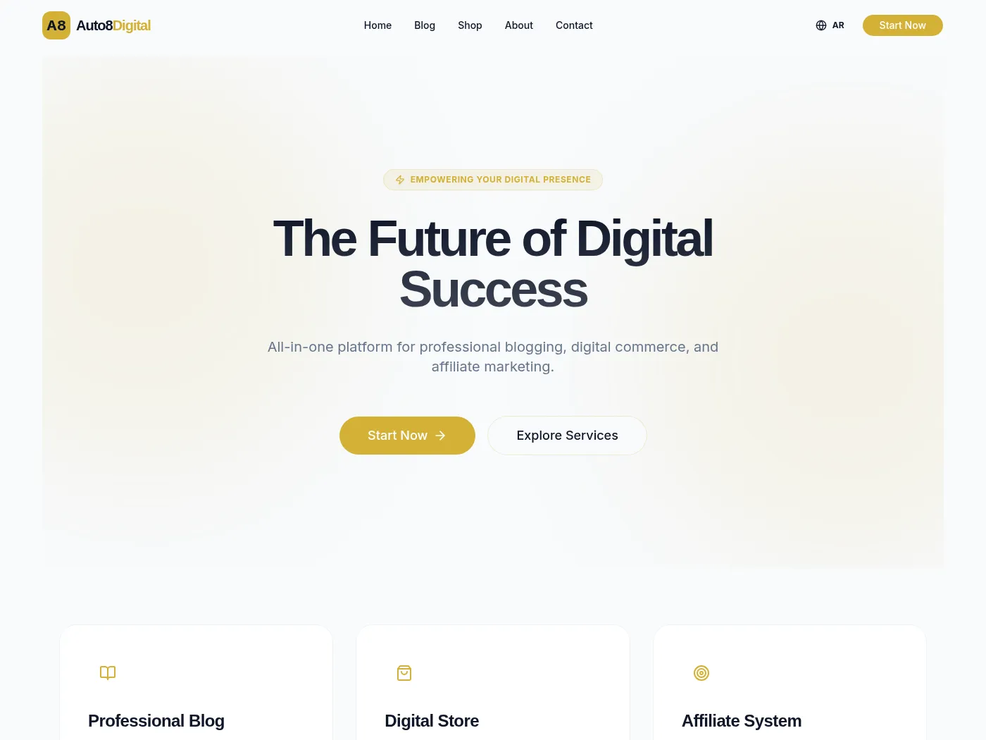 Auto8 Digital Platform