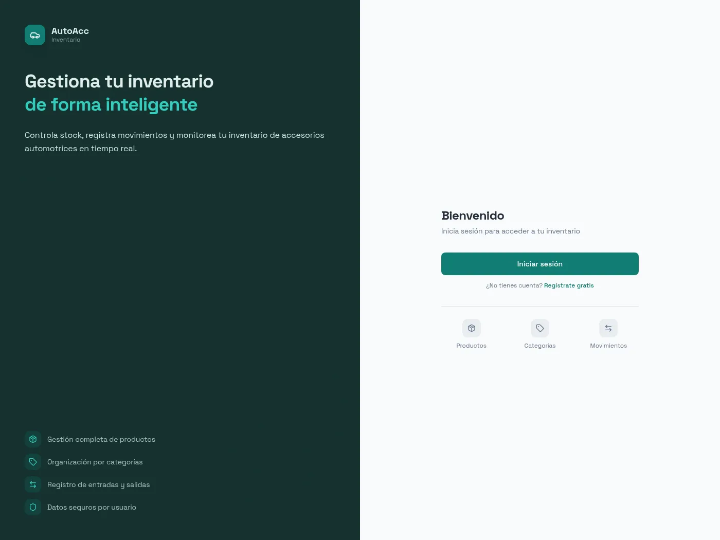 AutoAcc Inventory App