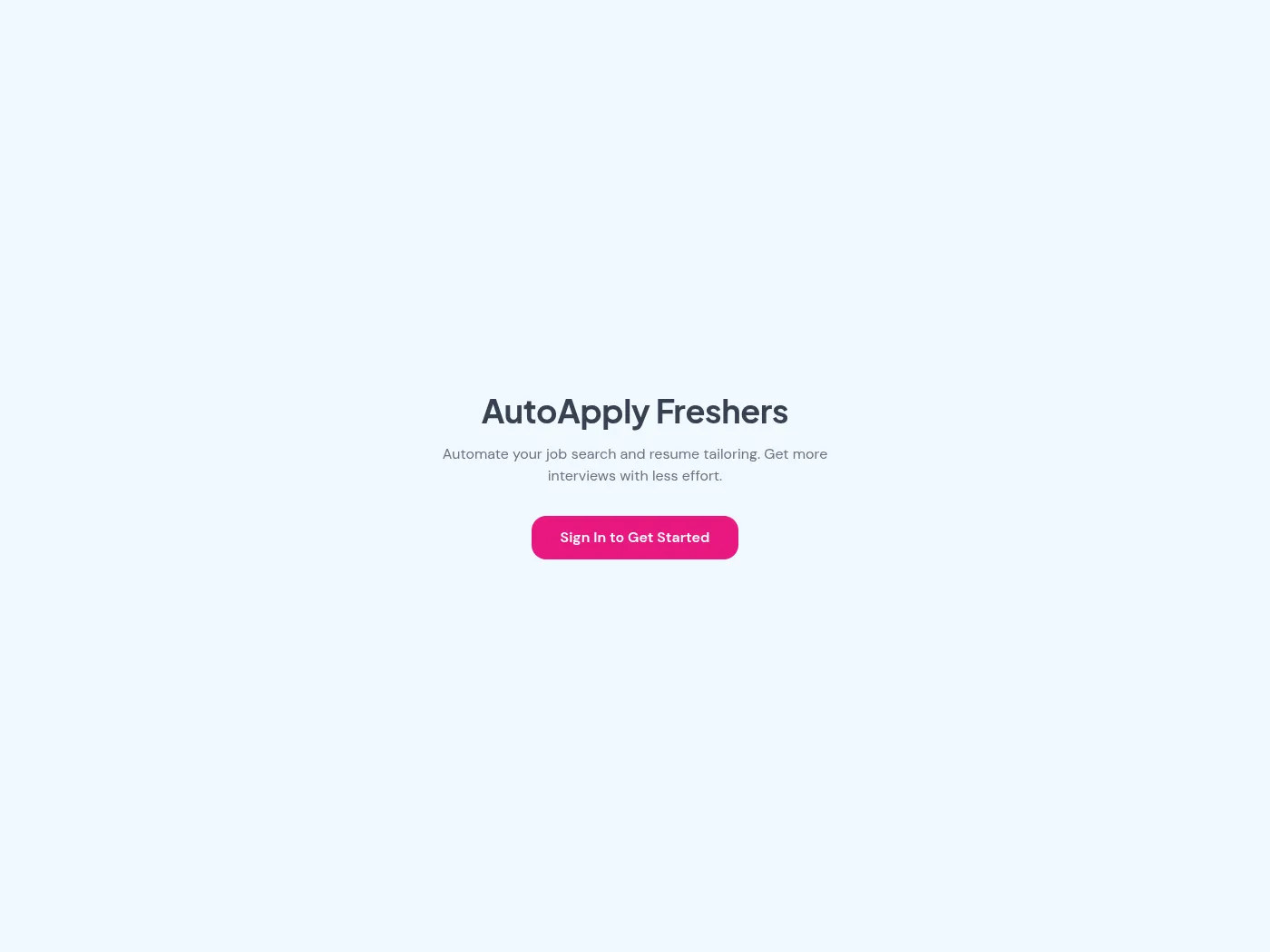 AutoApply Freshers