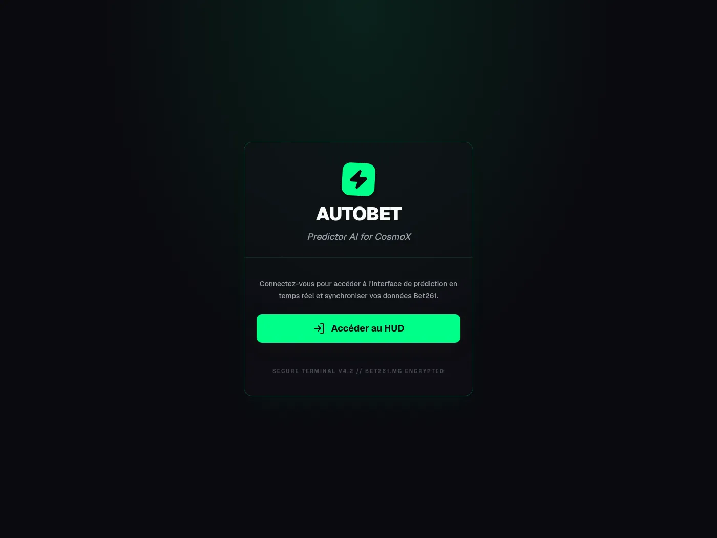 AutoBet Predictor