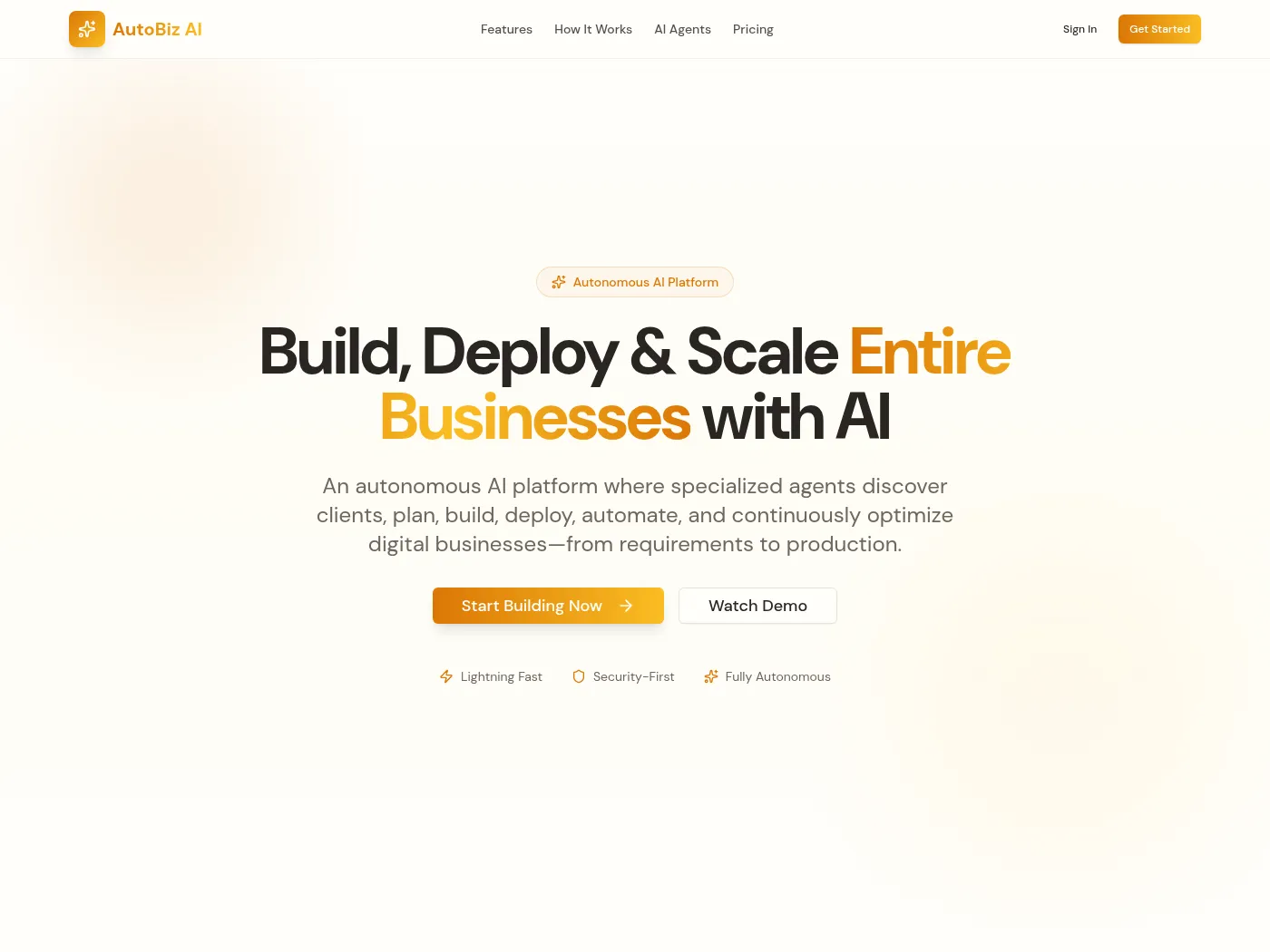AutoBiz AI Platform