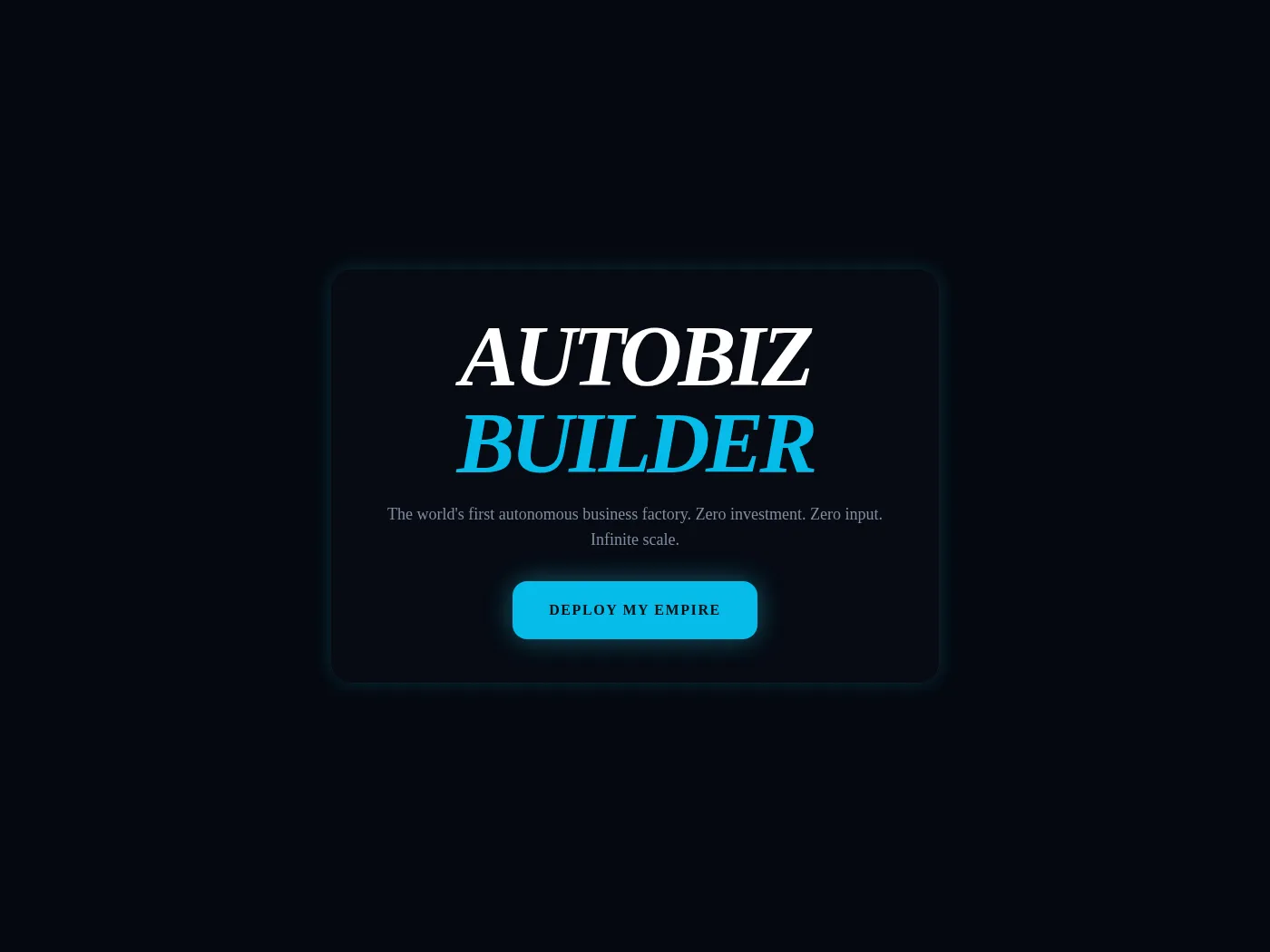 AutoBiz Builder