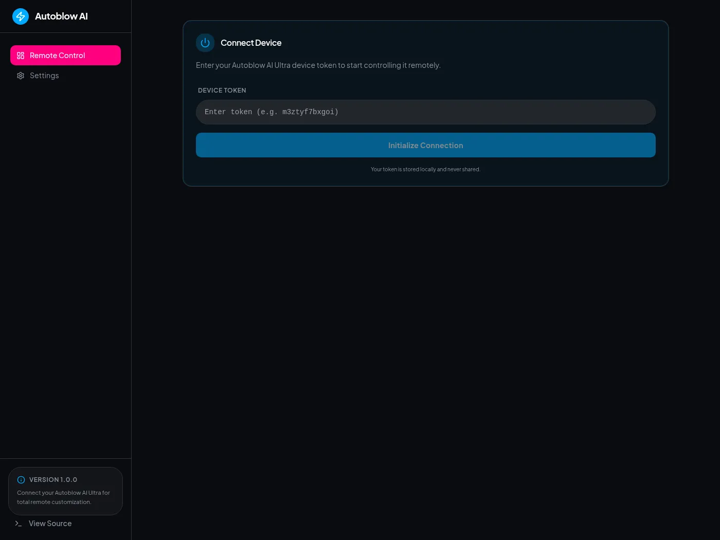 Autoblow AI Remote