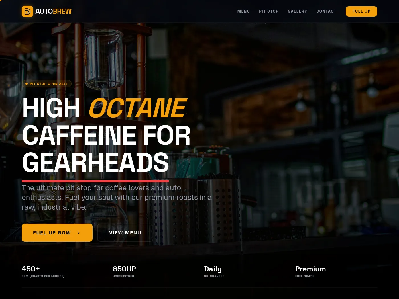 AutoBrew Landing Page