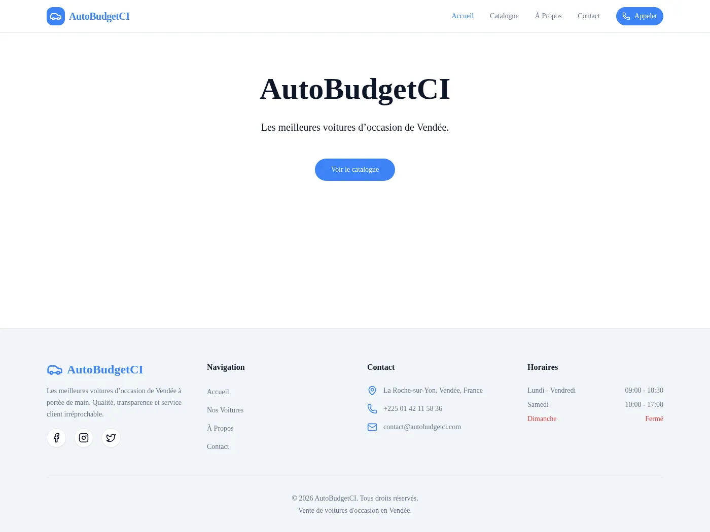 AutoBudgetCI Car Sales