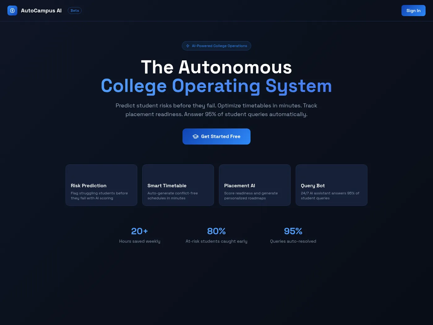 AutoCampus AI Platform