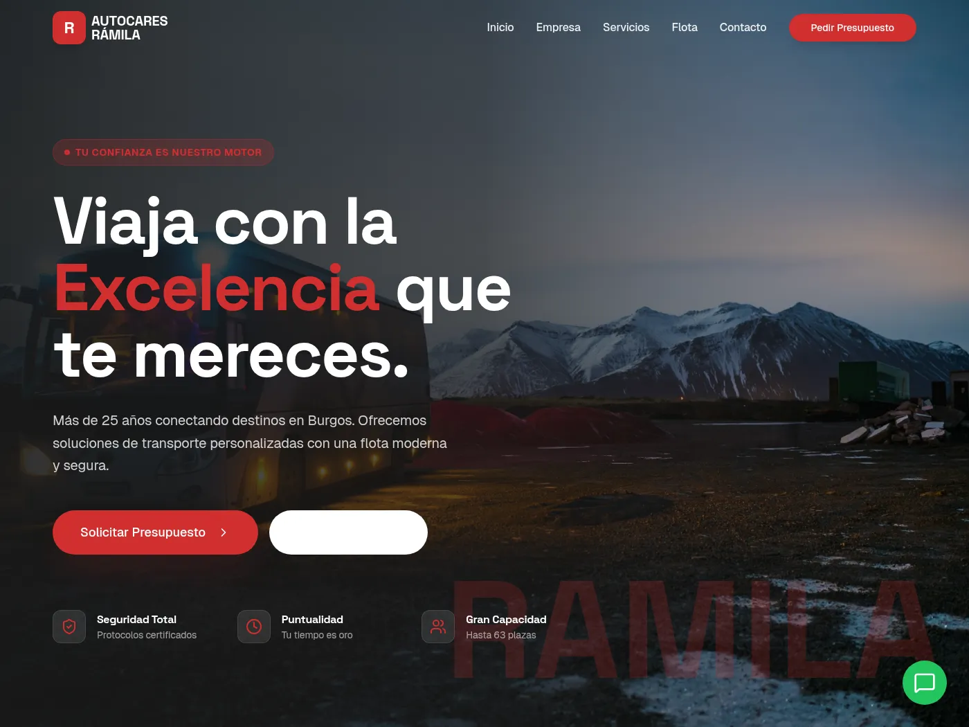 Autocares Ramila Redesign