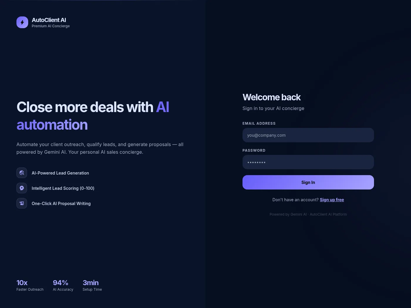 AutoClient AI Platform