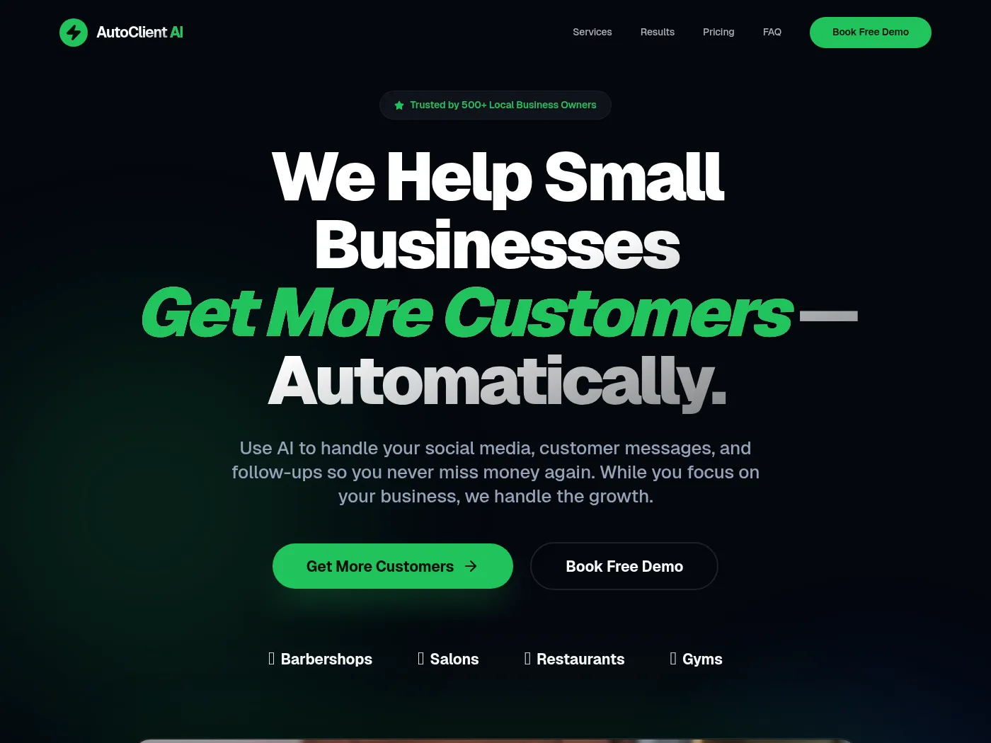 AutoClient AI Website