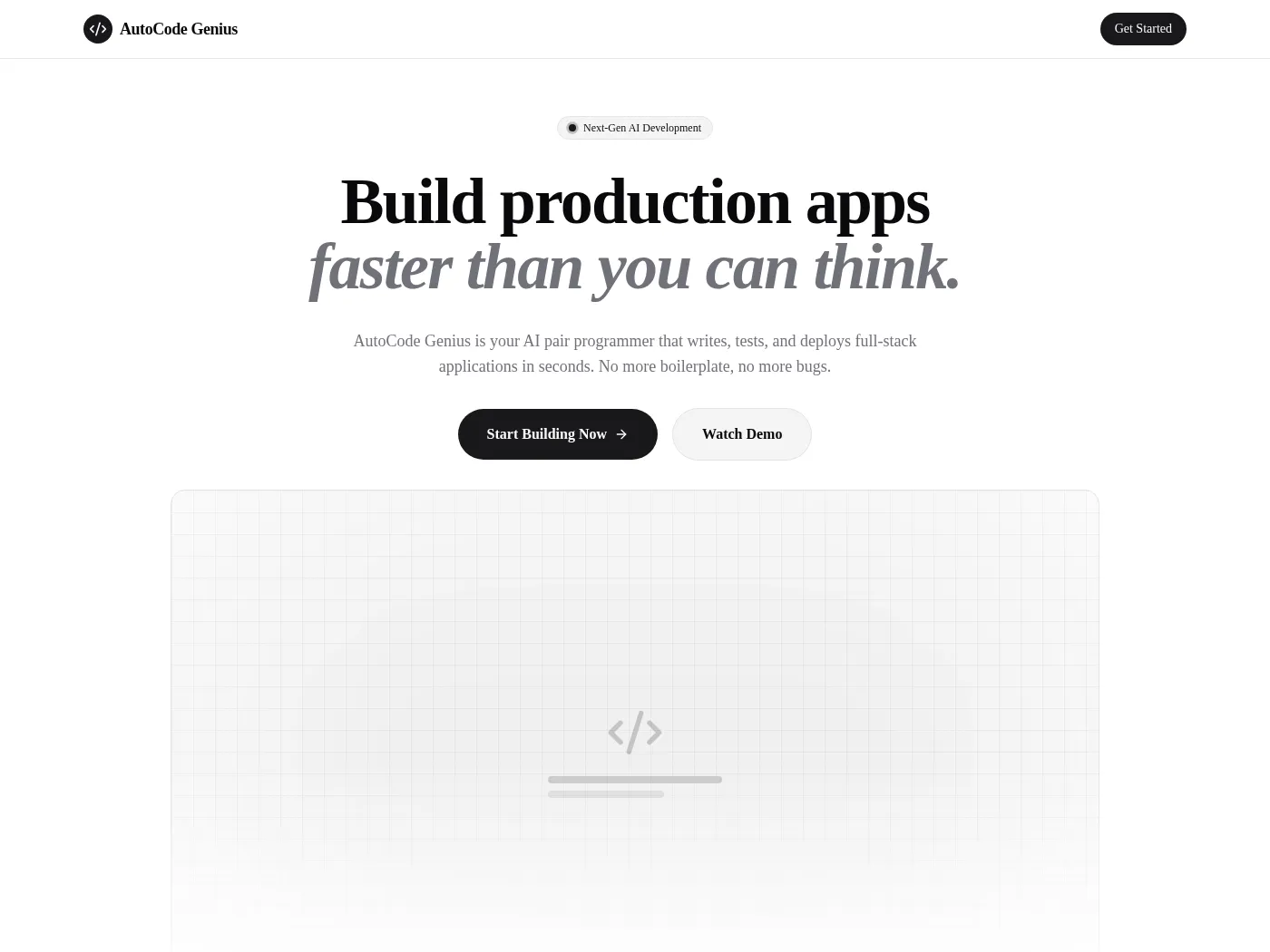 AutoCode Genius