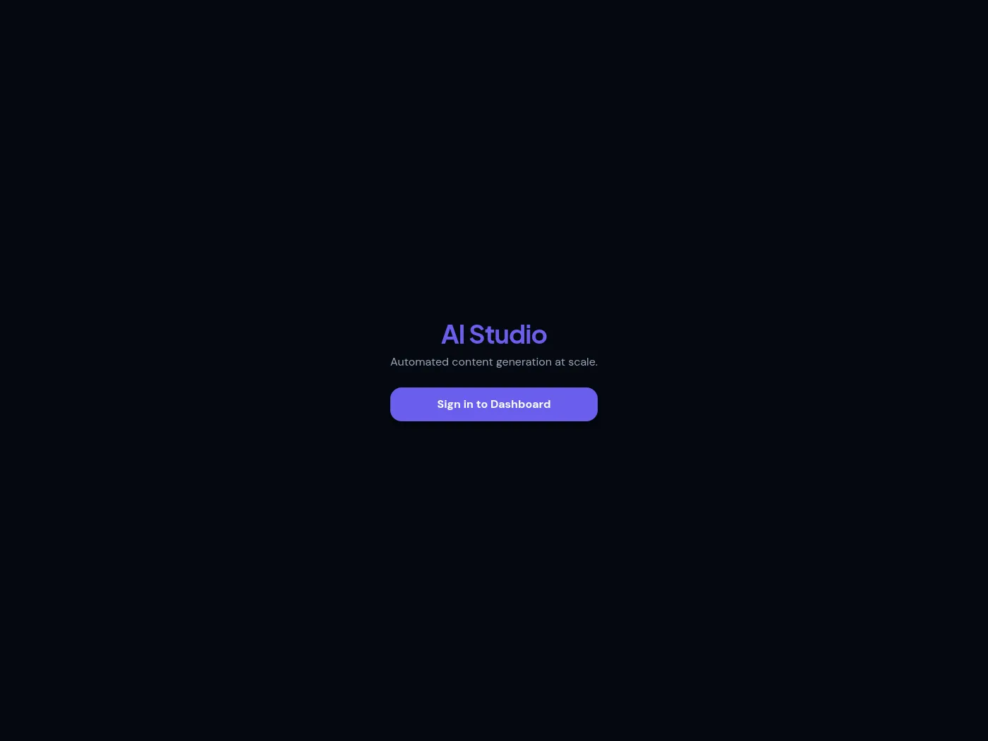 AutoContent AI Studio
