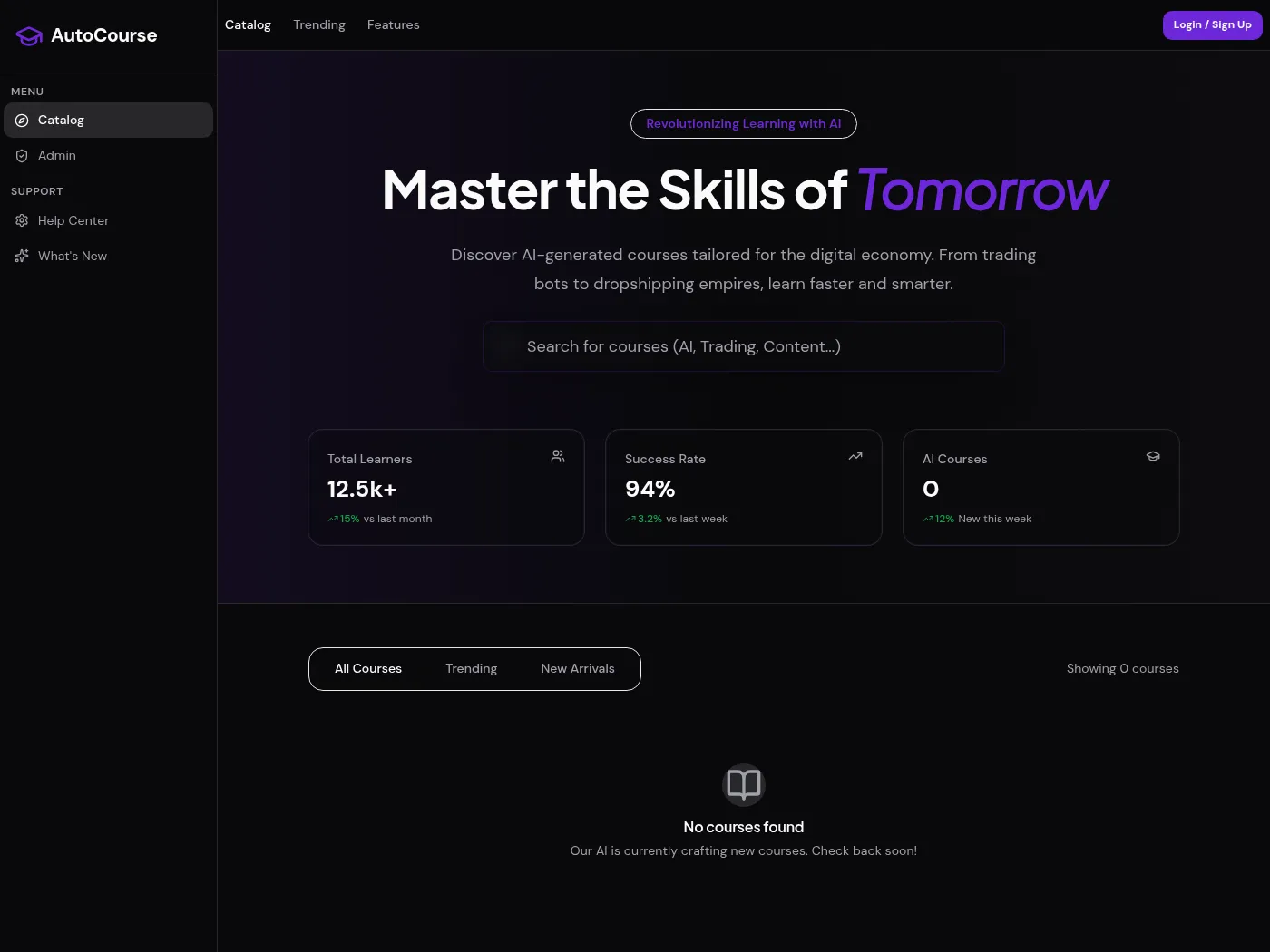 AutoCourse Builder