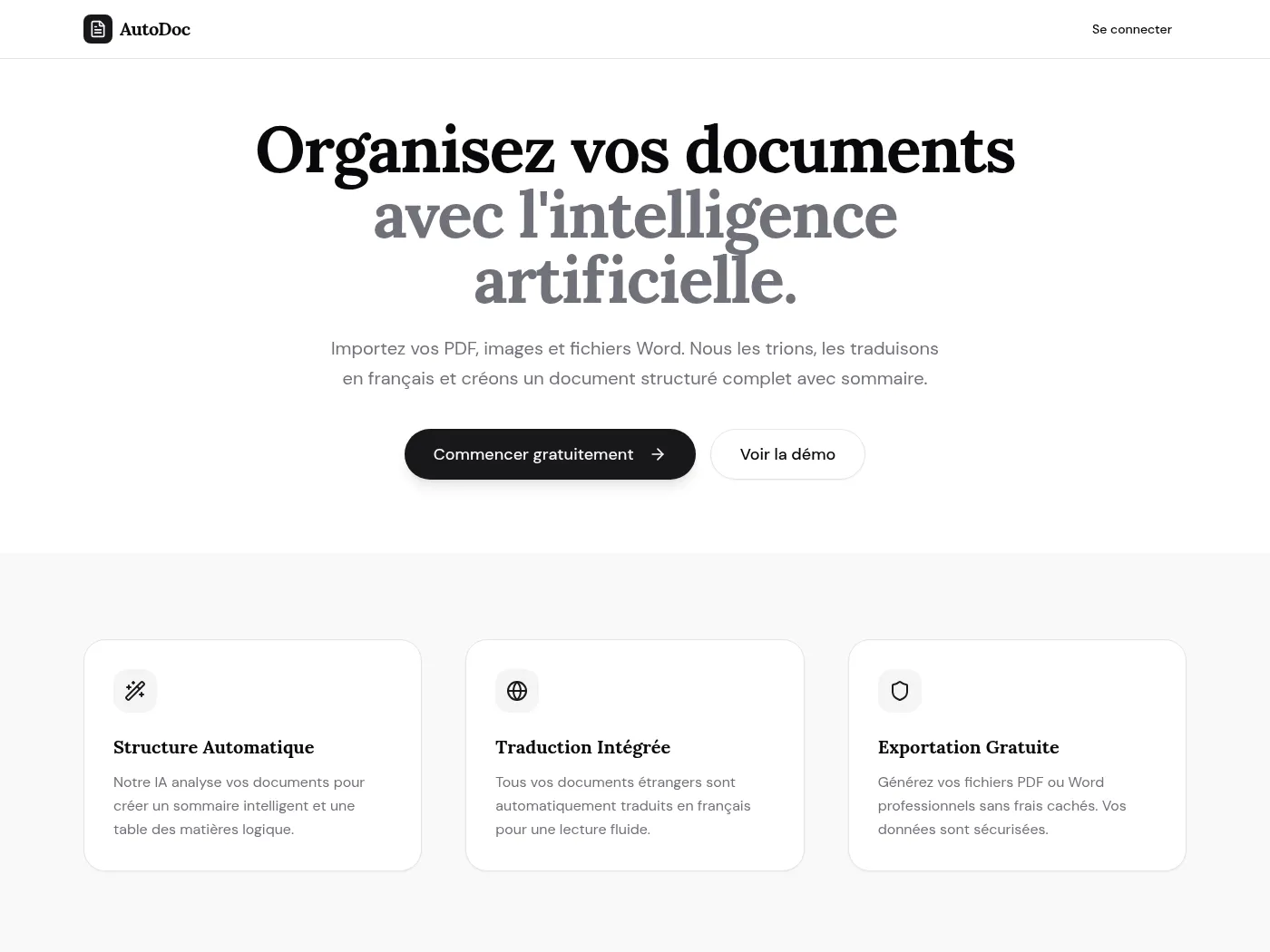 AutoDoc Organizer