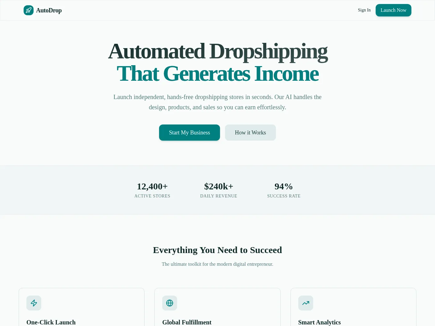 AutoDrop Commerce