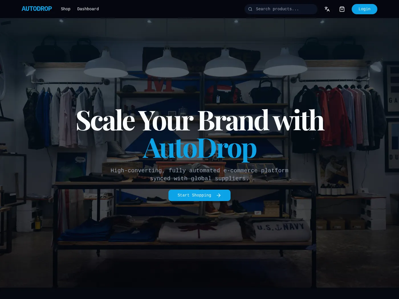 AutoDrop - Pro Dropshipping Platform