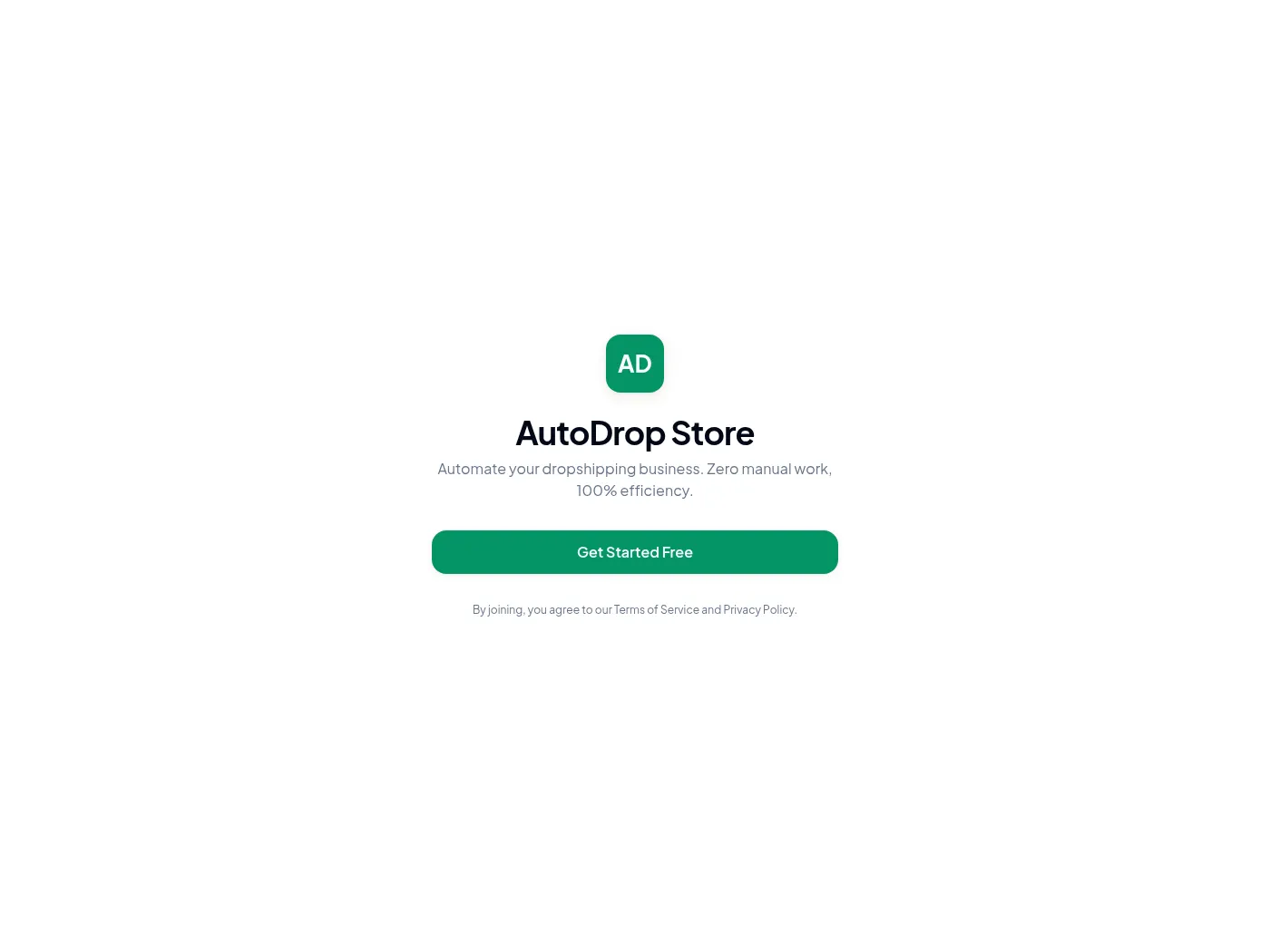 AutoDrop Store
