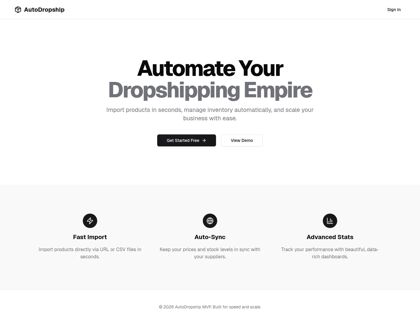 AutoDropship MVP