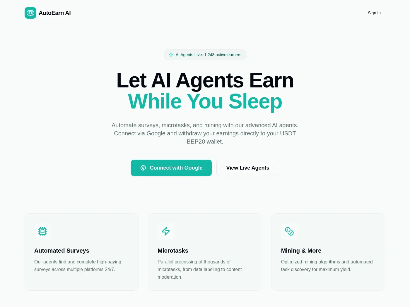 AutoEarnings AI App