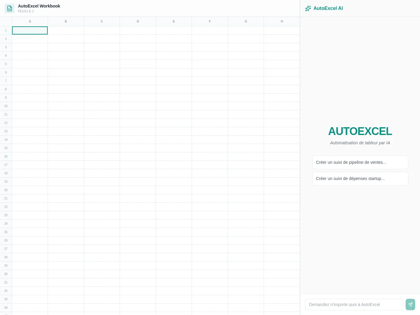 AutoExcel Web App