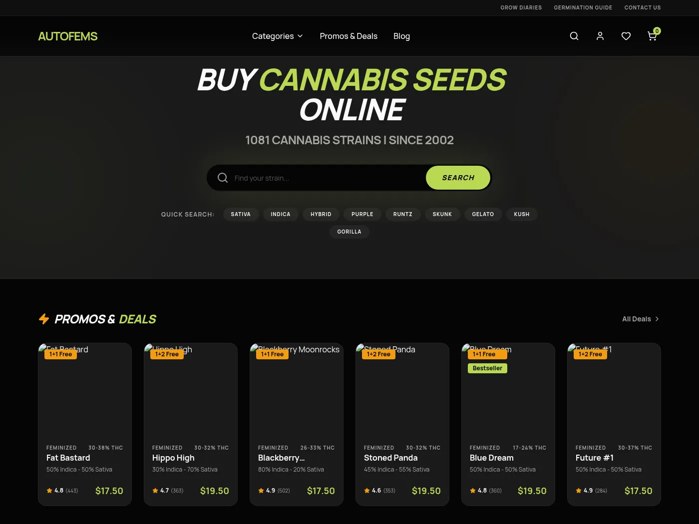 AutoFems Seed Store