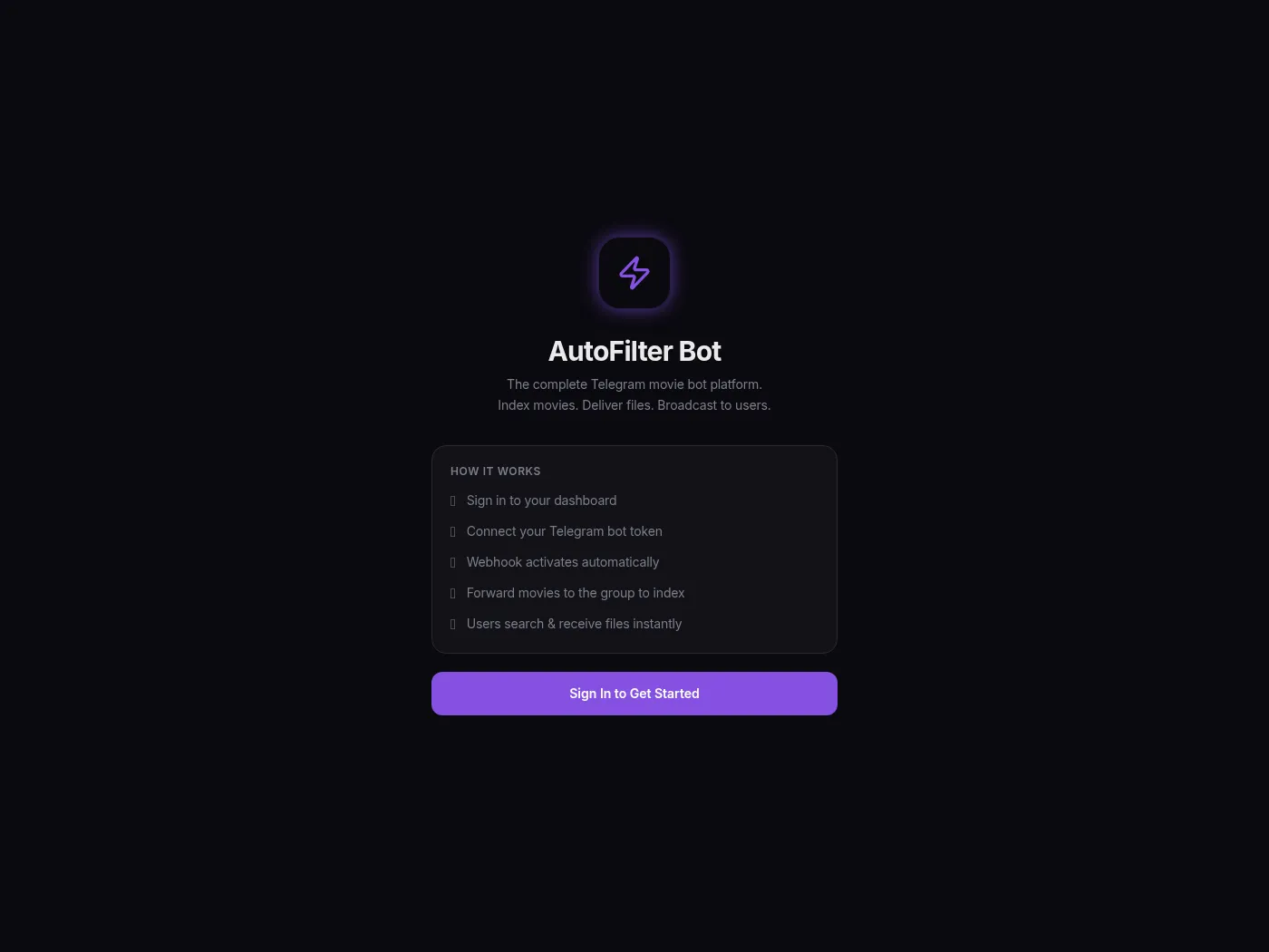 AutoFilter Movie Bot Platform